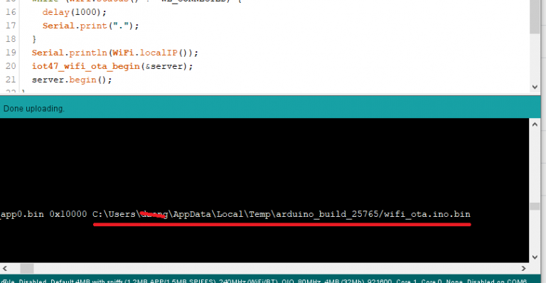 Cập nhật firmware từ xa cho esp8266/esp32 (OTA) qua web server - Tự học IoT, Lập trình nhúng